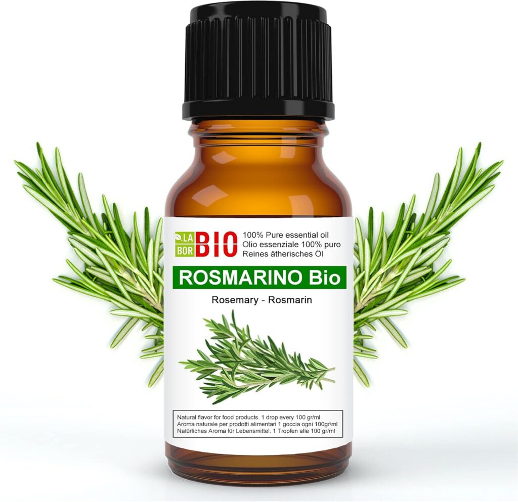 Aceite Esencial de Romero Bio 100% Puro – Alimentario, Terapéutico, Cosmético y Aromaterapia ...